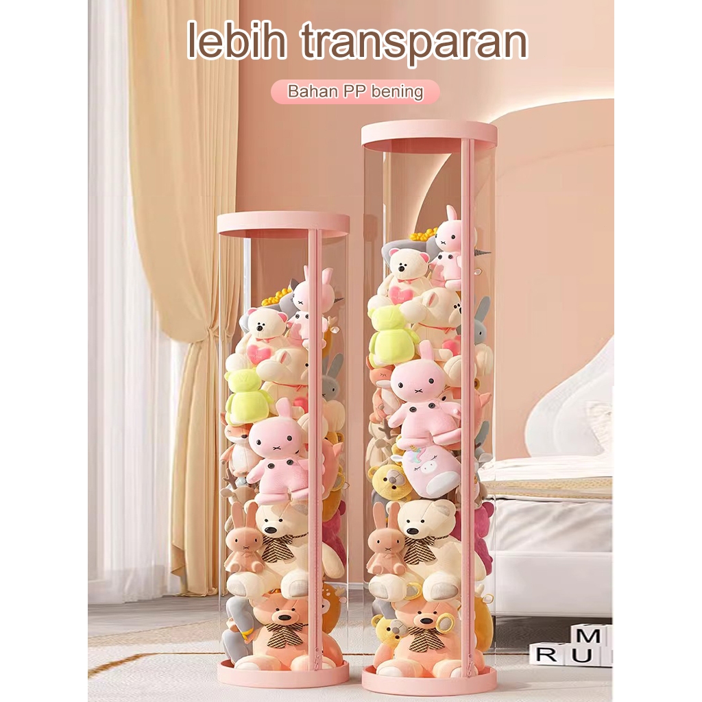 Jual Doll Houses /with Zipper /Doll Storage Bucket /Transparan /Tabung ...