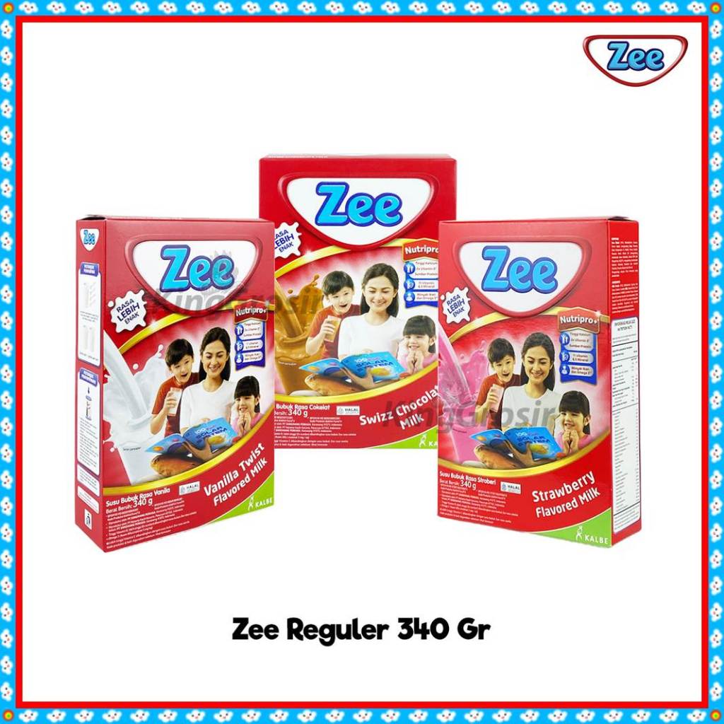 Jual Zee Reguler 340gr Susu Bubuk Minuman anak / Susu Pertumbuhan Anak ...