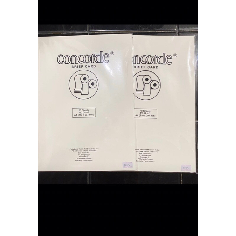 Jual Kertas CONCORDE 160 gr A4 | Shopee Indonesia
