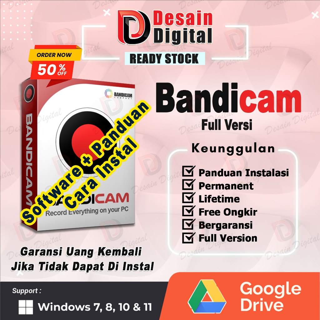 Jual Bandicam Alat Rekam Layar Laptop atau Komputer Full Version ...