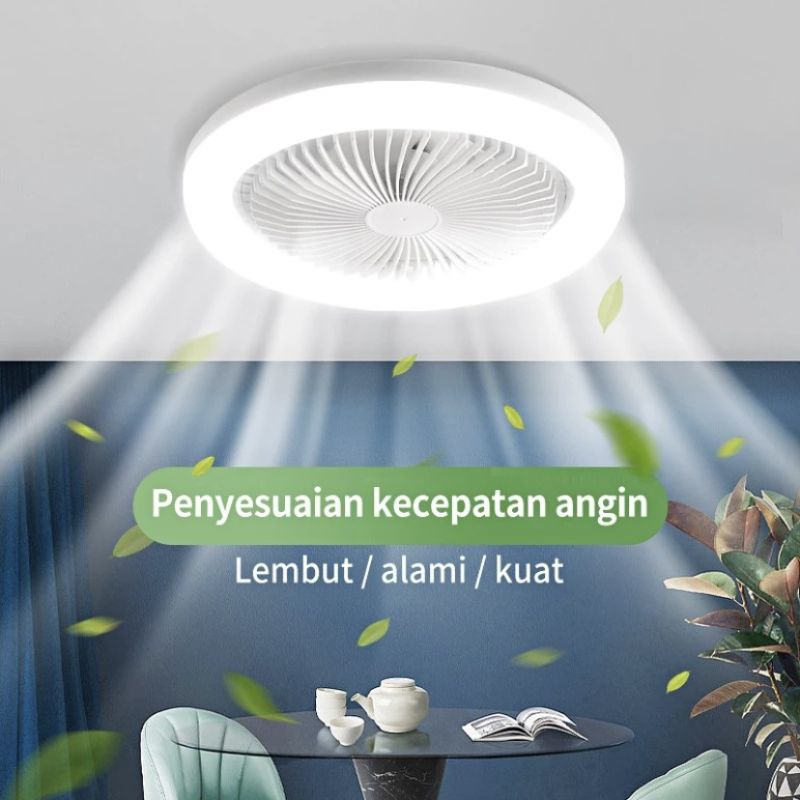 Jual Lampu Kipas Angin Plafon Remote 2in1 Kipas Lampu Gantung LED ...