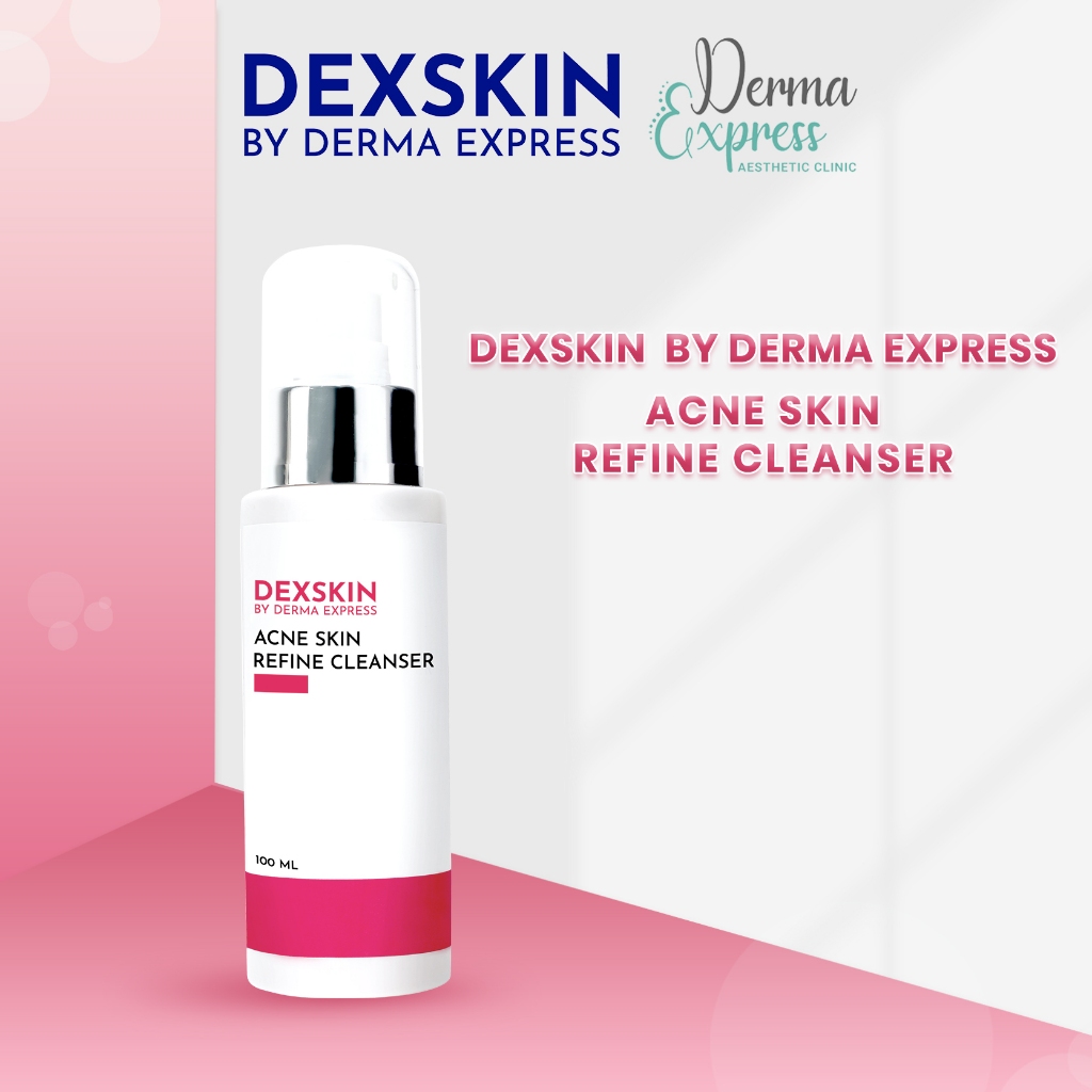 Jual DEXSKIN BY DERMA EXPRESS Acne Skin Refine Cleanser | Shopee Indonesia