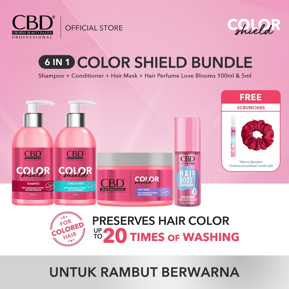 Jual [6in1] CBD Keratin Pro / Color Shield / Collagen Repair + Figo ...