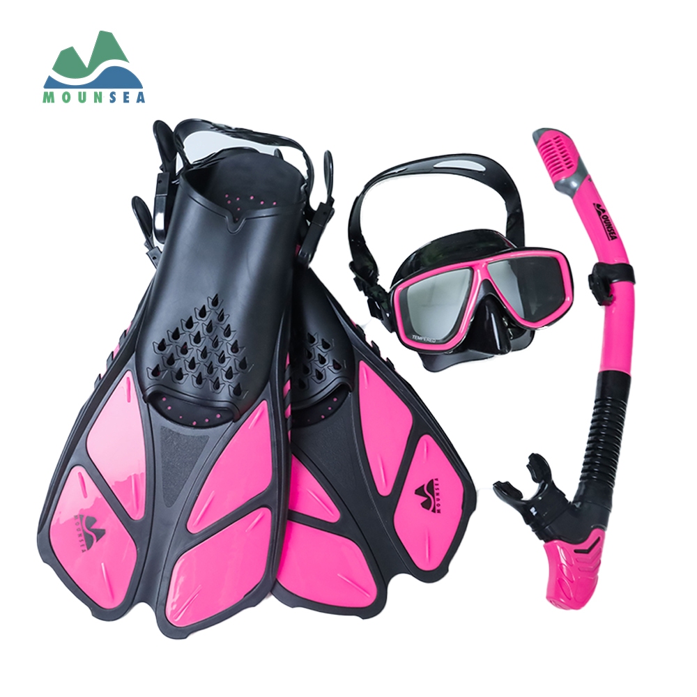 Jual Mounsea Adult Diving Mirror Snorkeling Three Treasures Full Dry ...