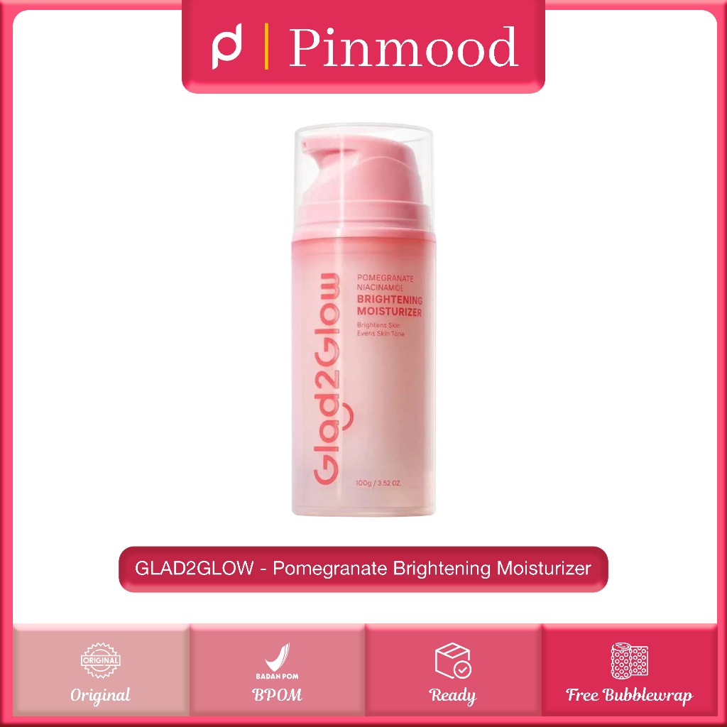 Jual GLAD2GLOW - POMEGRANATE 5% NIACINAMIDE BRIGHTENING MOISTURIZER ...