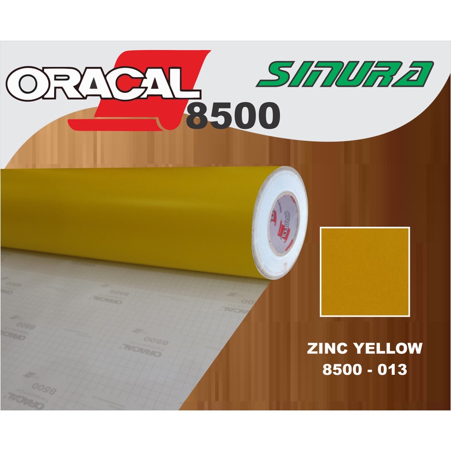Jual Sticker Oracal Seri 8500-013 ZINC // STICKER UNTUK NEONBOX ...