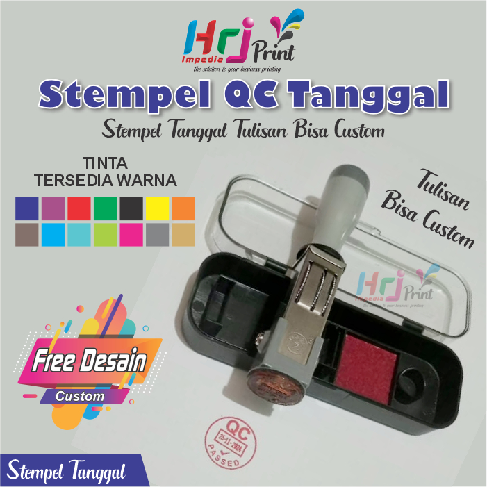 Jual Stempel QC Passed Tanggal | Stempel Tanggal Shiny QC Passed ...