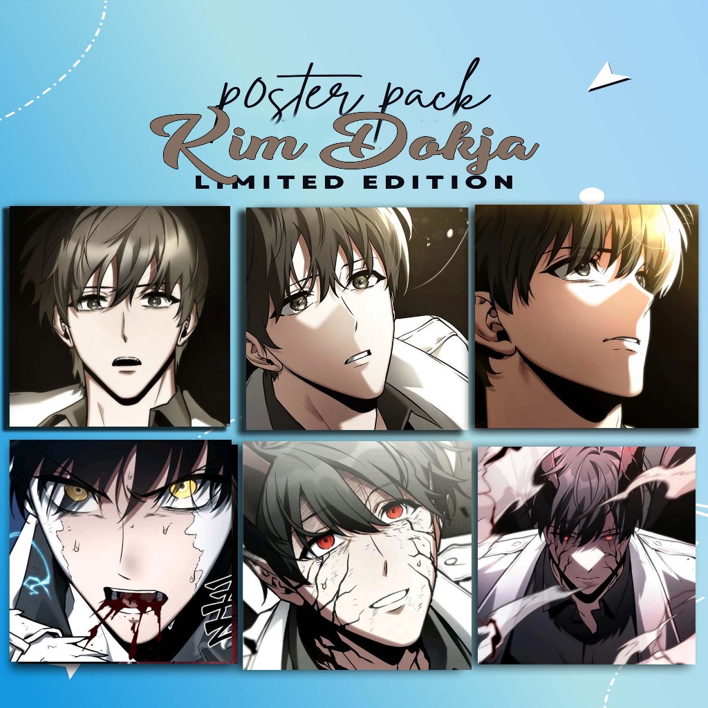 Jual Wall Decor poster pack Kim Dokja Omniscient Reader's Viewpoint ...