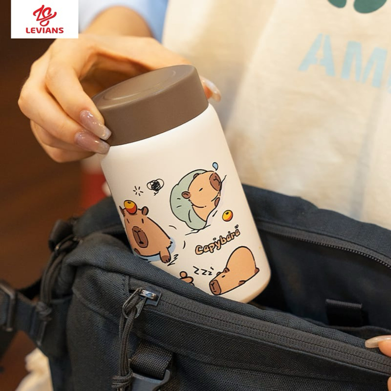 Jual Tumbler Stainless Steel SUS316 Capybara Mug Soup Cup Tempat Bekal Termos Sekolah Tahan ...