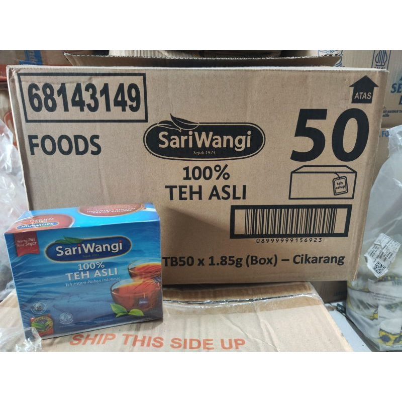 Jual TEH CELUP SARI WANGI 50S DUS ( 24 BOX ) | Shopee Indonesia