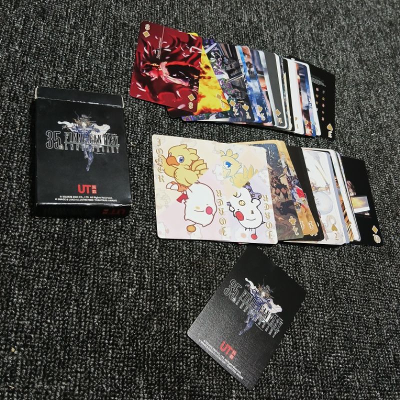 Jual Uniqlo x Final Fantasy 35th Anniversary Playing Cards Limited ...