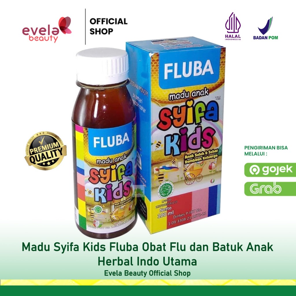 Jual Madu Syifa Kids Fluba Obat Flu dan Batuk Anak Herbal Indo Utama ...