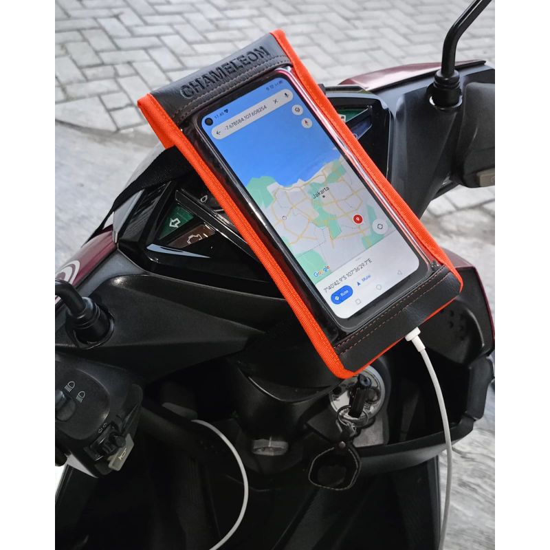 Jual HOLDER HP WATERPROOF SUPORT LUBANG CHARGER TAS HP ANTI AIR UNTUK ...