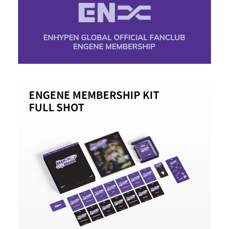 Jual [PROMO CUCI GUDANG] Enhypen Engene Membership Kit 2024 Rock & Roll ...