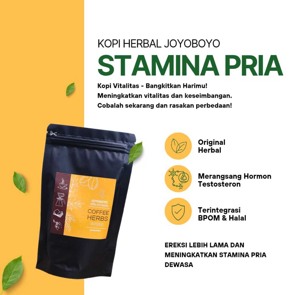 Jual Privasi Aman Joyoboyo Minuman Kopi Stamina Pria Dewasa Extra Gingseng Original Tahan Lama ...
