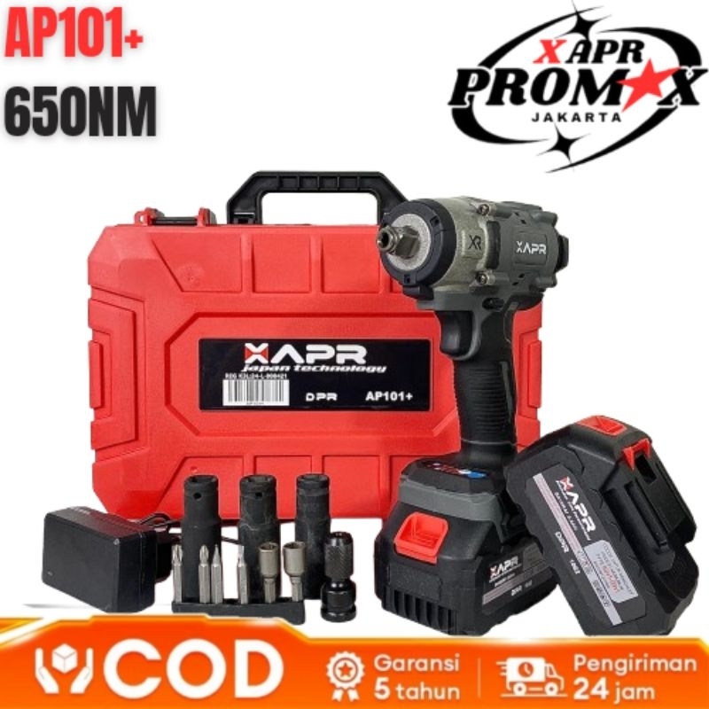 Jual PROMO RAJA BOR IMPACT WRENCH APR AP101+ 650NM 1/2INCH PEMBUKA BAUT ...