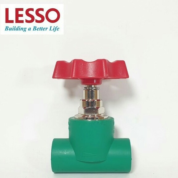 Jual Gate valve Original Lesso 1Inch / stop kran PPR Lesso 1inch dn ...