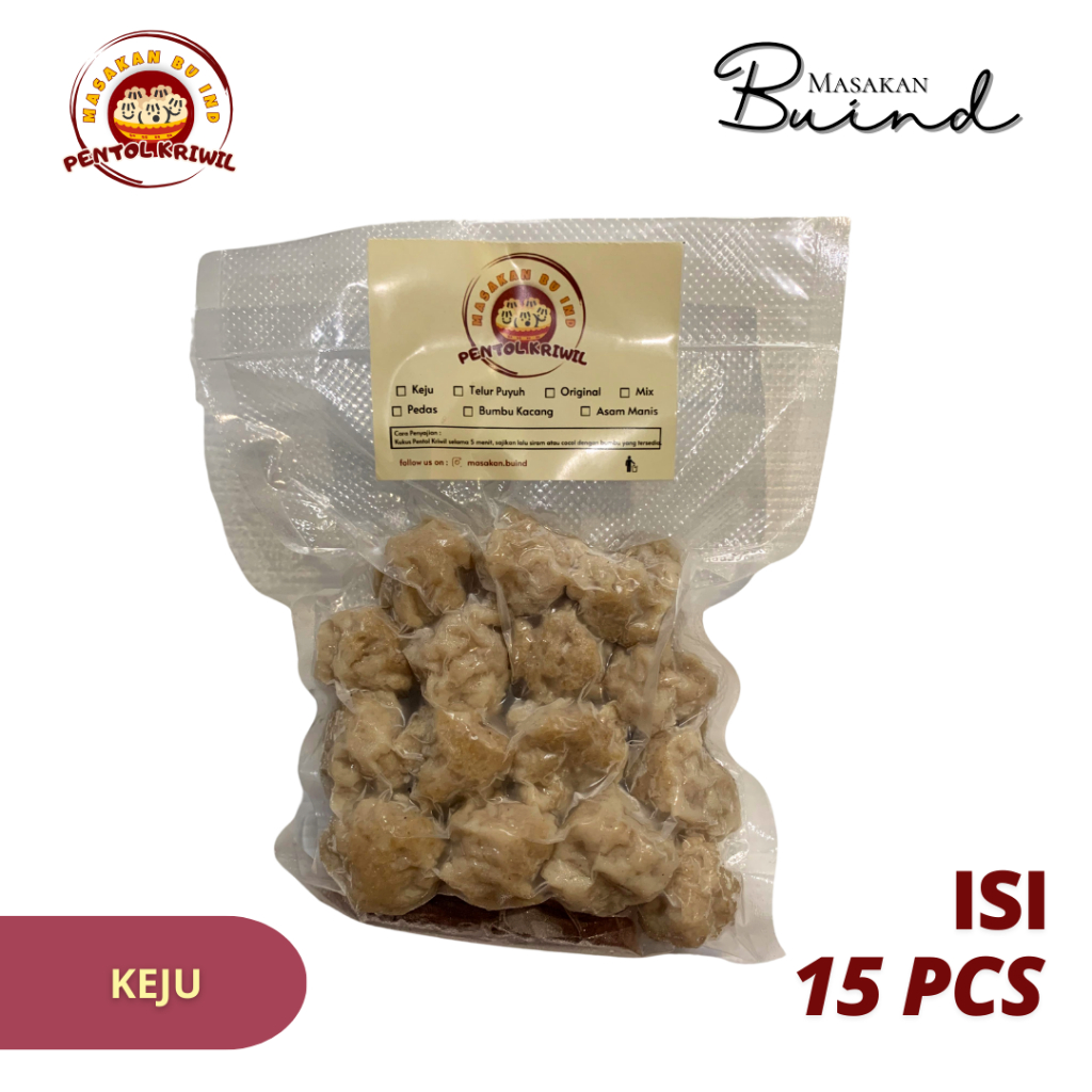 Jual Bakso Pentol Kriwil / Cilok Kriwil Frozen Keju (isi 15pcs ...
