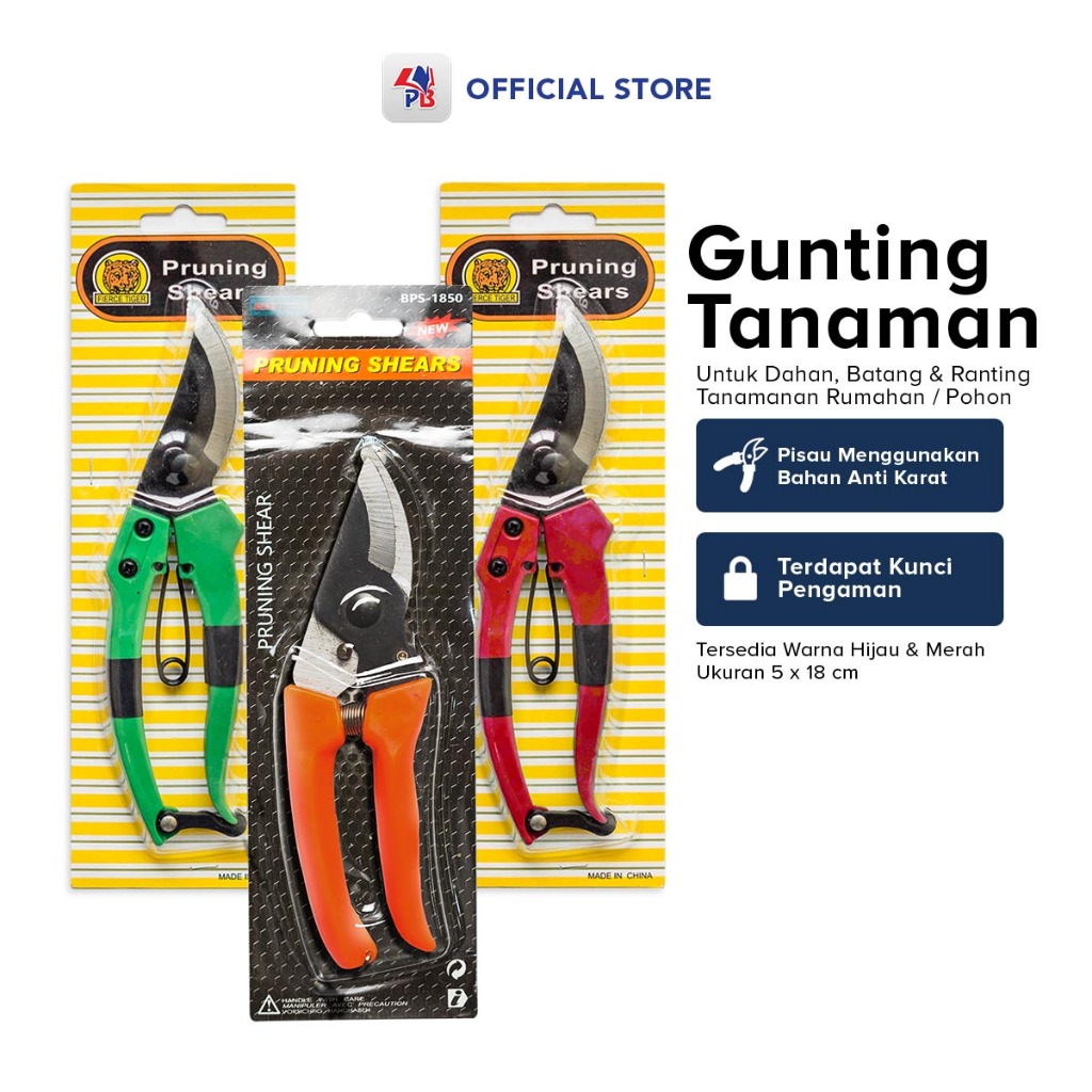 Jual Gunting Rumput Dahan Dan Ranting Pruning Bonsai Gardening Murah ...