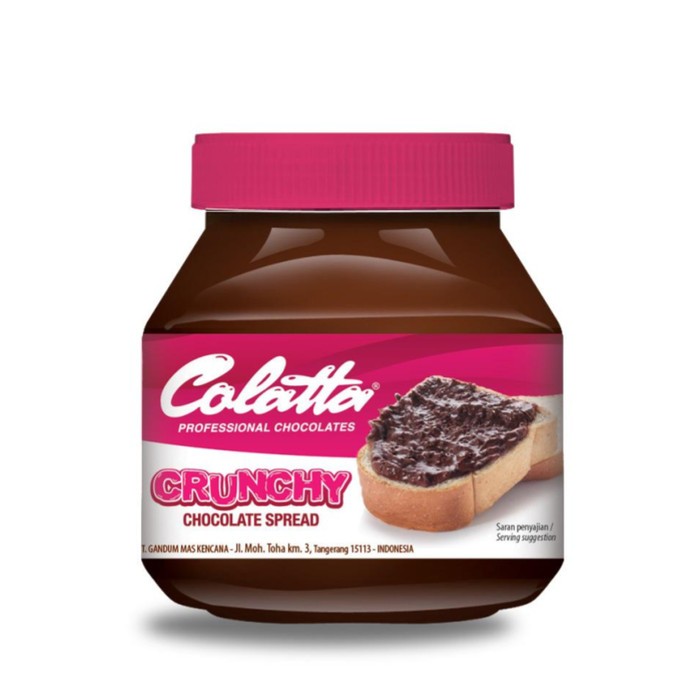 Jual COLATTA CRUNCHY CHOCOLATE SPREAD 220 GR | Shopee Indonesia