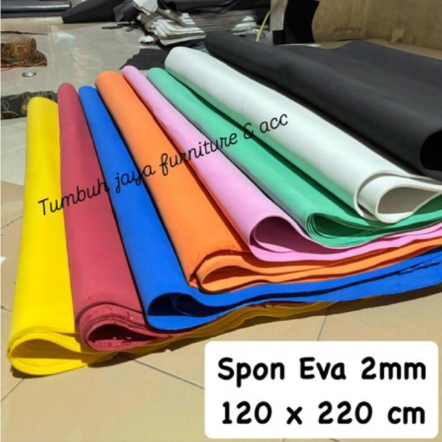 Jual Spon Ati / Spon Eva / Spon busa hati 2mm ukuran 120 x 220cm / Busa ...