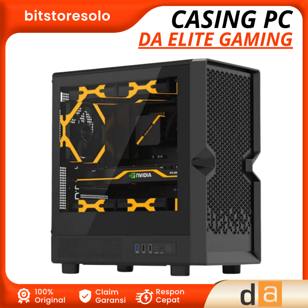 Jual Casing Case PC Digital Alliance Elite Gaming M-ATX Black Gaming Case | Shopee Indonesia