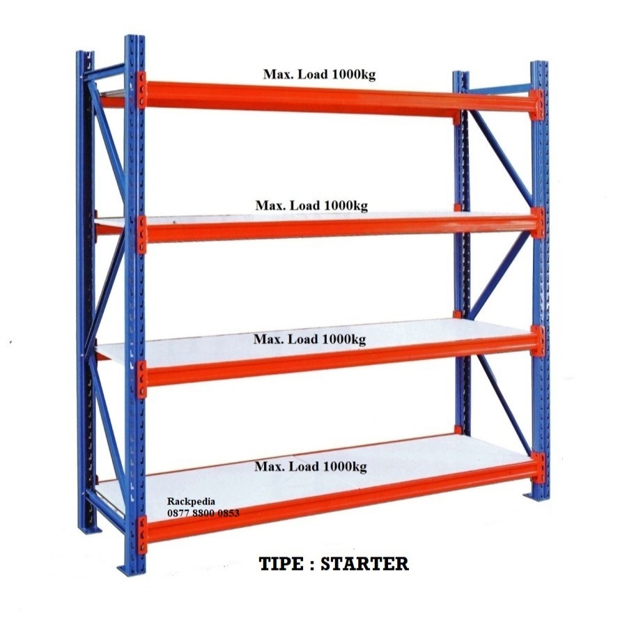 Jual RPD-70s ( Heavy Duty Rack Kapasitas 1000Kg/Level ) | Shopee Indonesia