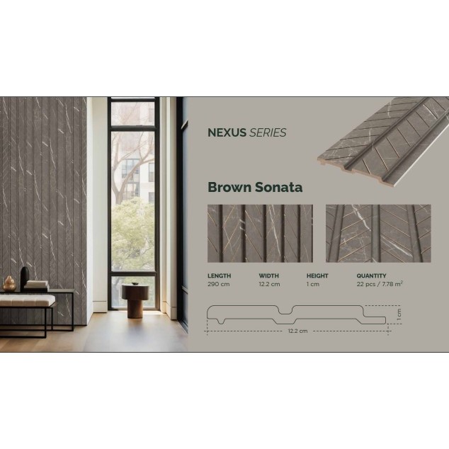 Jual Wpc Wall Panel Gaia Featherlite Nexus Series Wallpanel Dinding ...