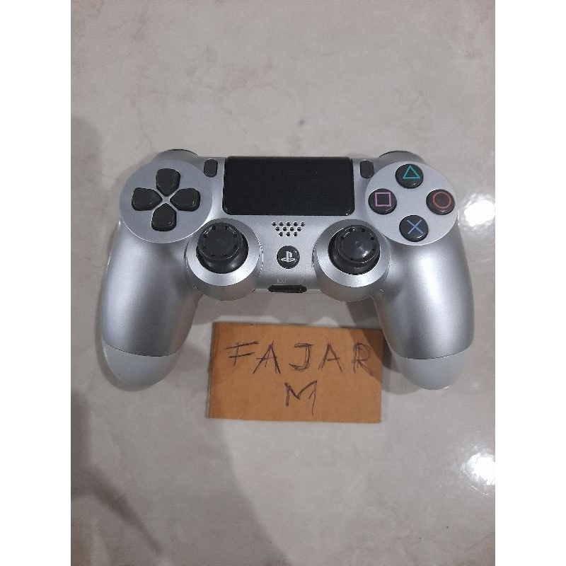 Jual stik ps4 stick ds4 ds dualshock 4 silver ori mesin original ...