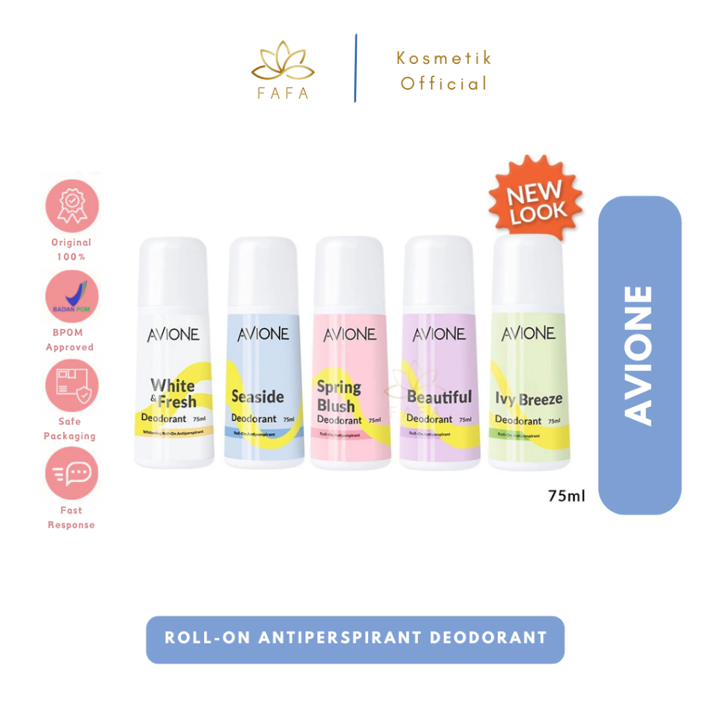Jual AVIONE Roll-On Antiperspirant Deodorant 75 ml | Shopee Indonesia