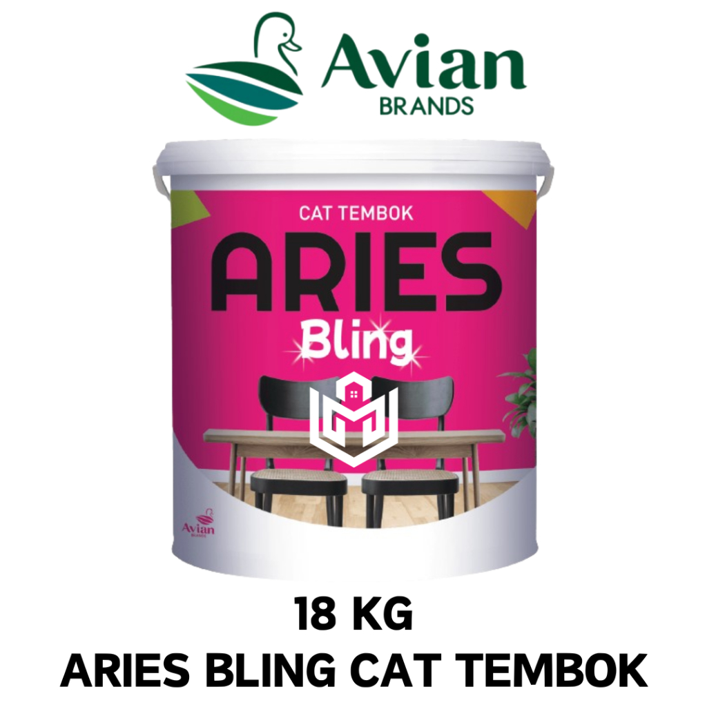 Jual Cat Dinding Dalam / Cat Tembok Interior Aries Bling Kemasan 18 Kg ...