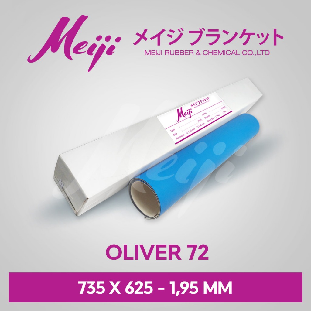 Jual Blanket Meiji 9810A Japan Mesin Oliver 72 : 735 X 625 - 1,95 MM | Shopee Indonesia