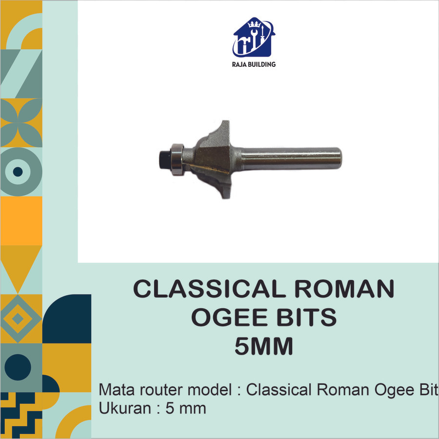 Jual CLASSICAL ROMAN OGEE BIT / MATA ROUTER BIT | Shopee Indonesia