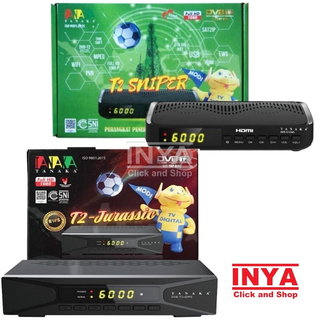 Jual Set Top Box STB TV Digital Tanaka T2 - Receiver | Shopee Indonesia
