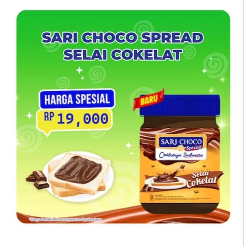 Jual SARI CHOCO SPREAD 150G ORIGINAL(exp26/08/2026) | Shopee Indonesia