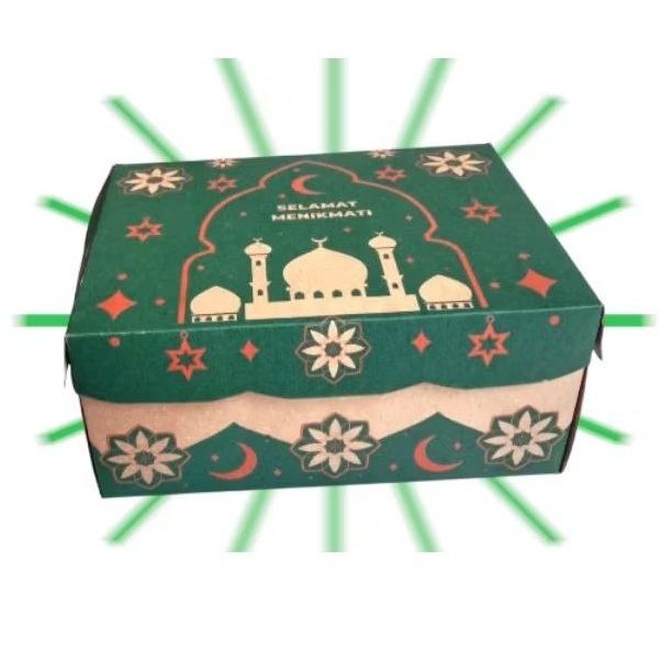 Jual Box R5 Motif Masjid Ramadhan (16x12x7) Kue, Haji&Umroh, takjil ...