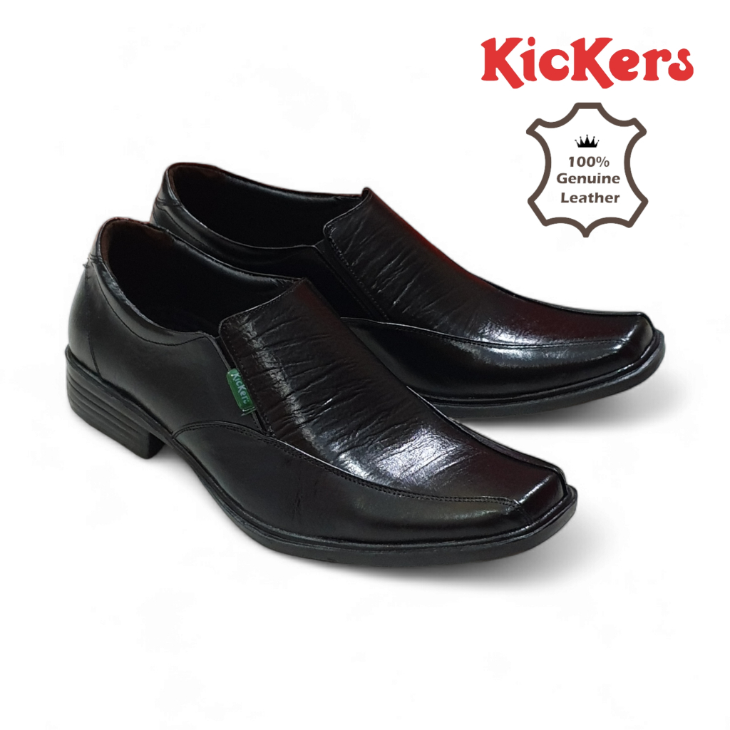 Jual Sepatu Pantofel Kulit Sapi Asli Kickers JBL 10 35 Oxford Formal ...