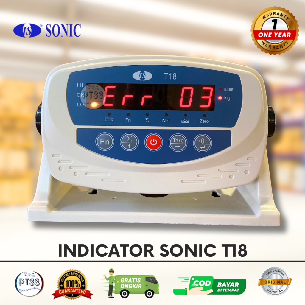 Jual Indicator Timbangan Digital SONIC T18 / Indikator Timbangan SONIC/SAYAKI T18 | Shopee Indonesia