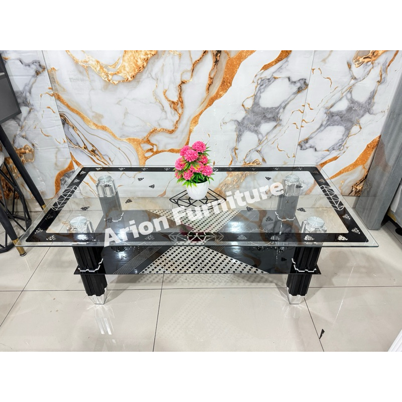 Jual Meja Tamu Kaca/Meja Tamu minimalis/meja sofa | Shopee Indonesia