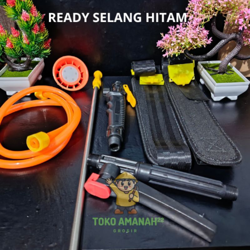 Jual PAKET KOMPLIT SELANG, KRAN PENCET, STIK 45CM, SABUK BELT PREMIUM ...