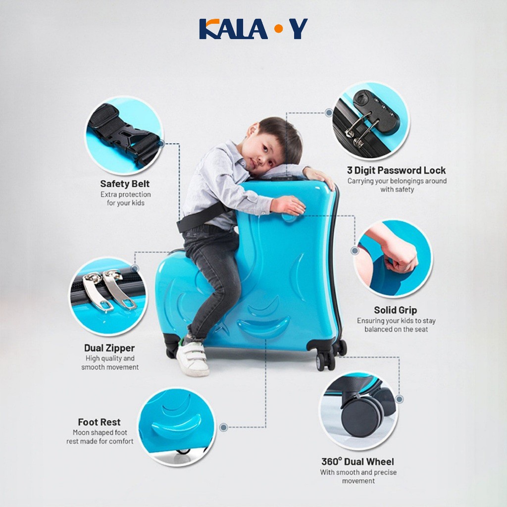 Jual Indo Roaming Koper Tunggang Anak 3D Elastis Anti Penyok & Cakar ...