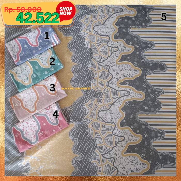 Jual Kain Batik Trr Kekinian Motif Megamendung 3D Ukuran Panjang Modern ...