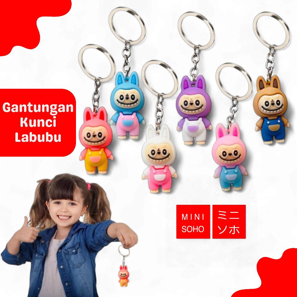 Jual Gantungan Kunci The Monster Labubu Labu bu labu labu Keychain Lucu ...