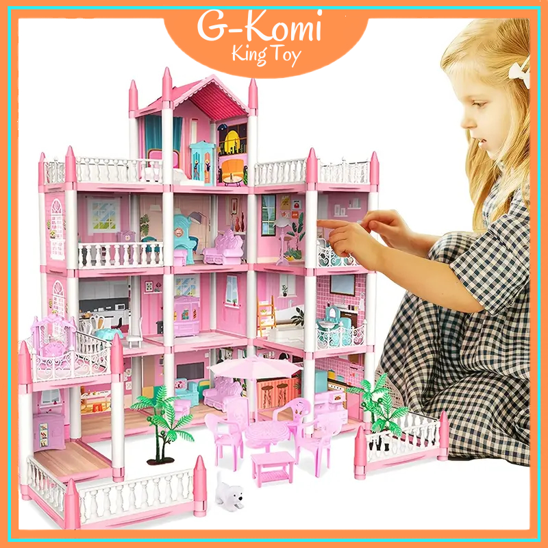 Jual Rumah Boneka Mainan Rumah Rumahan Mainan Anak Mainan Princess ...