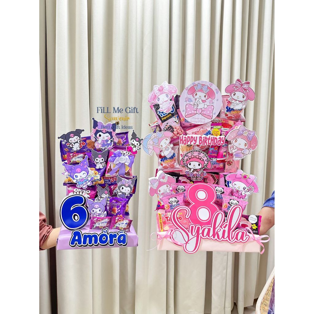 Jual Kuromi My Melody - Snack Mading / Snack Tower Ulang Tahun Kado ...