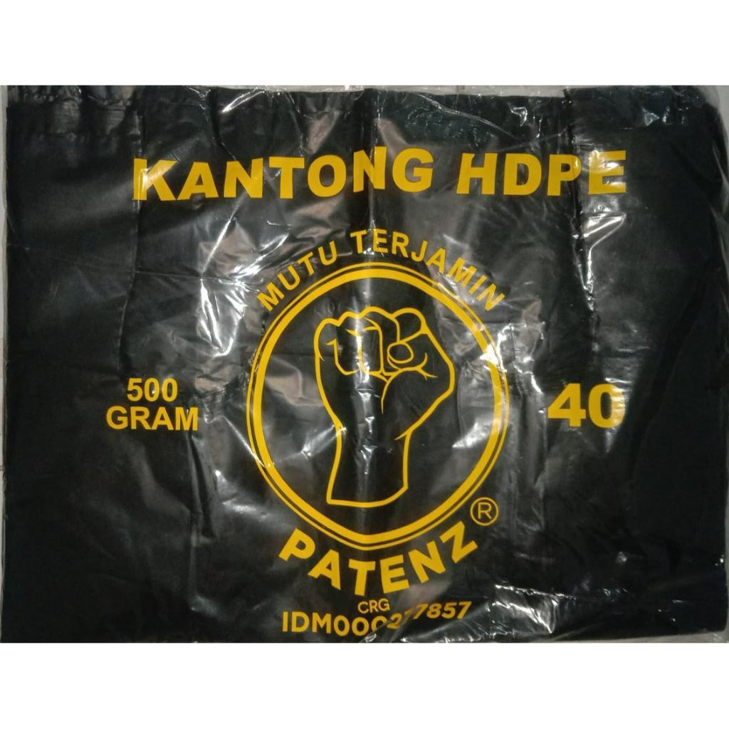 Jual Plastik Kresek Hitam TEBAL- Kantong HITAM TEBAL - Uk 40 murah ...