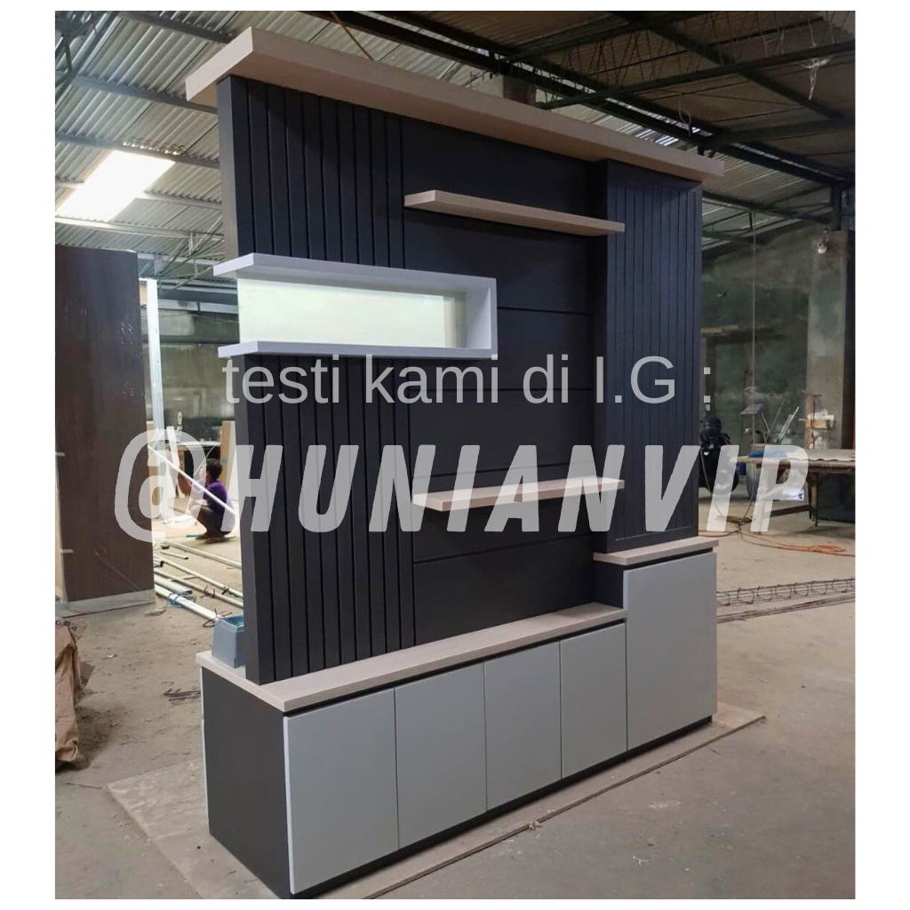 Jual Partisi penyekat ruangan custom hpl minimalis terpasang | Shopee ...