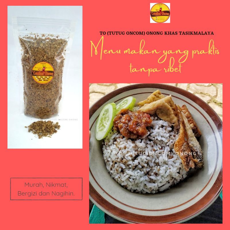 Jual Tutug Oncom Onong Khas Tasikmalaya 100gr | Shopee Indonesia