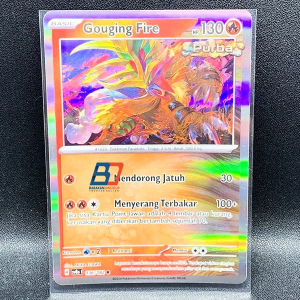 Jual Kartu Pokemon Gouging Fire Purba TCG Indonesia | Shopee Indonesia