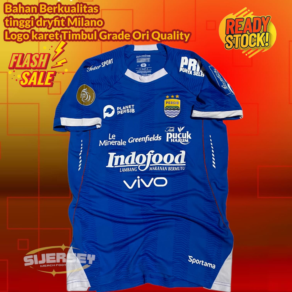Jual Jersey Persib 2024/2025 Home Grade0ri | Shopee Indonesia